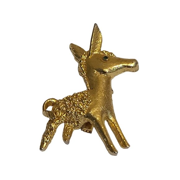 Unbranded | Jewelry | Donkey Pin Brushed Gold Small Pin | Poshmark